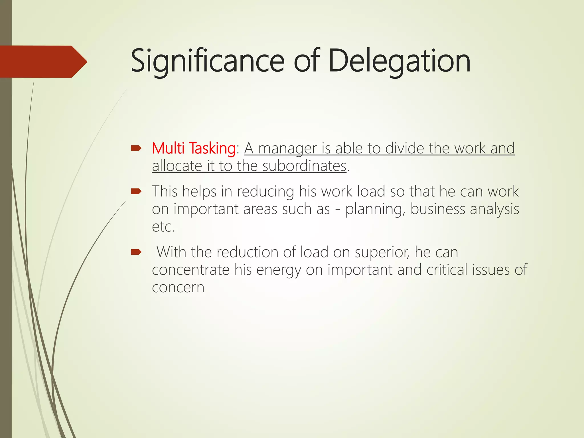 Delegation of authority and decentralization | PPTX