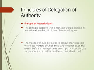 Delegation of authority and decentralization | PPTX