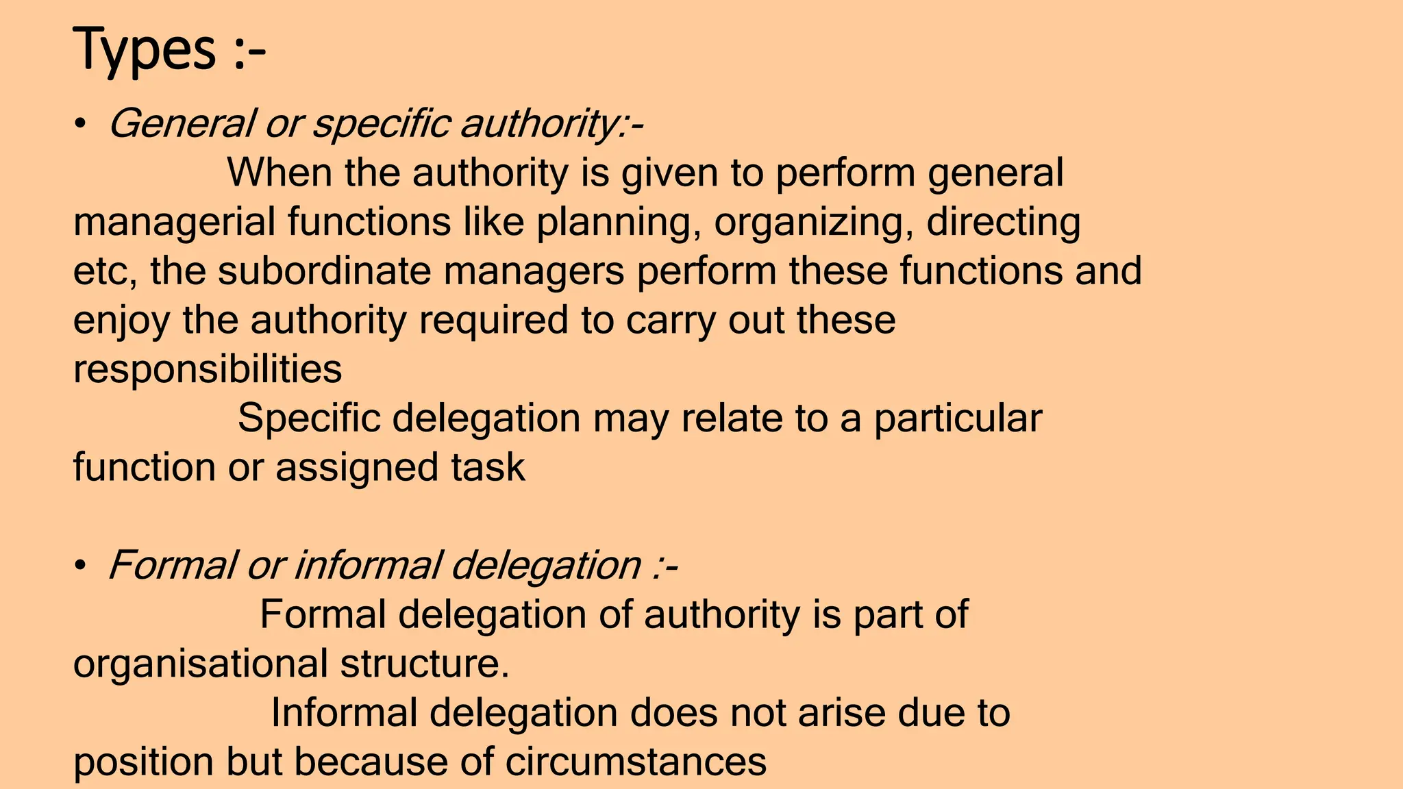 Delegation POM.pptx POM, BBA, MBA,MANAGEMENT | PPTX