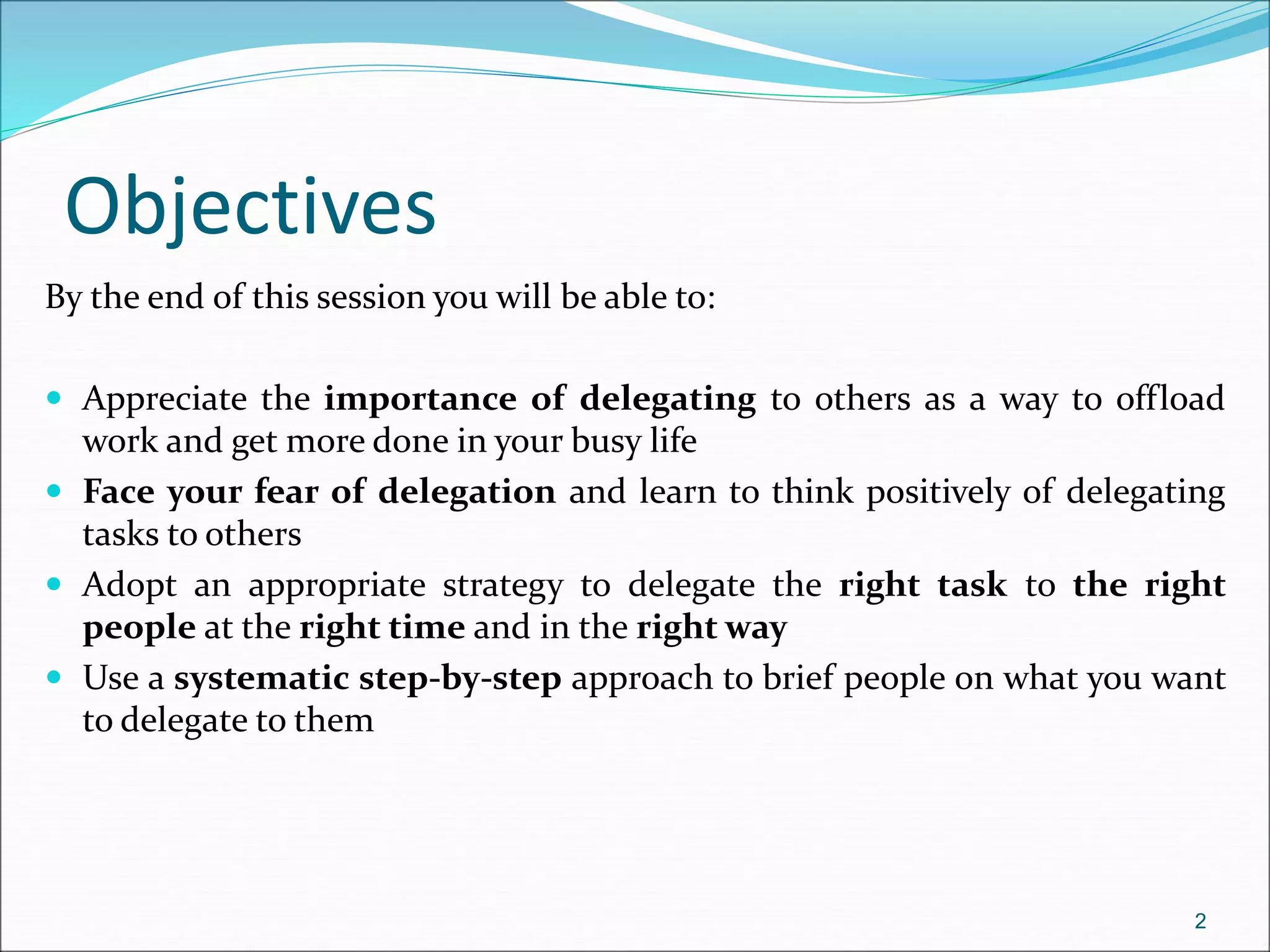 Delegation ppt | PPT
