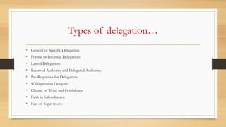 Delegation | PPT