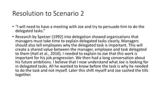 Delegation & scenario Access to Business | PPTX