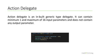 Delegetes in c# | PPTX