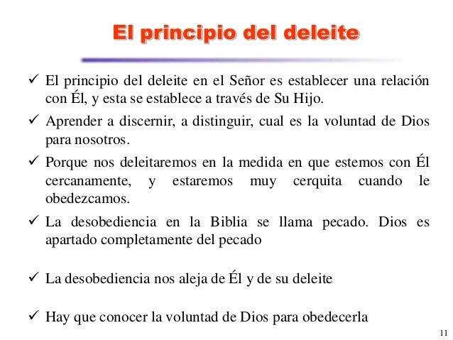 Deleitate En El Señor