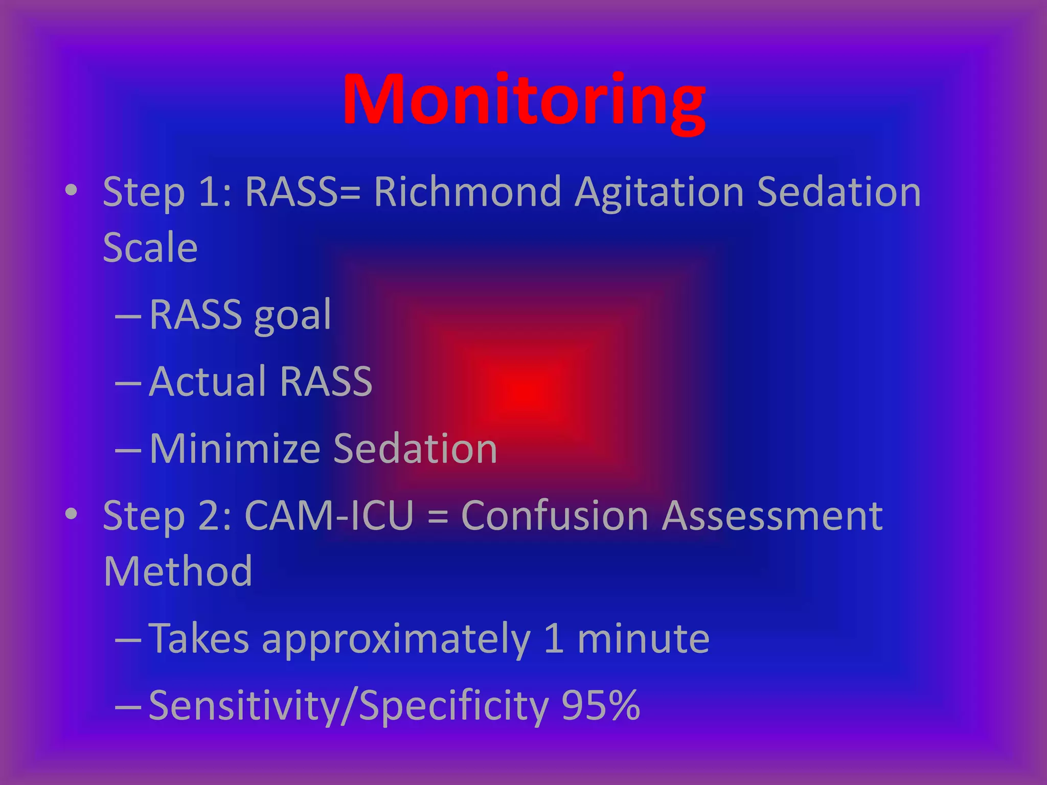 Delerium in icu | PPTX