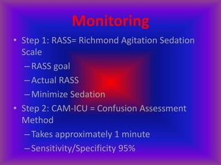 Delerium in icu | PPT