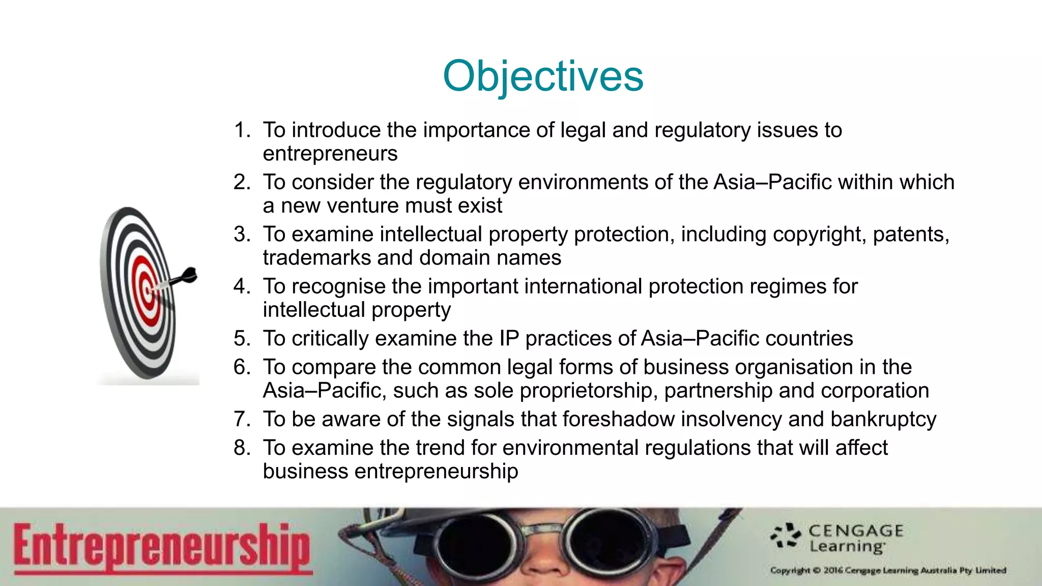 Legal and regulatory challenges for entrepreneurial ventures | PPTX