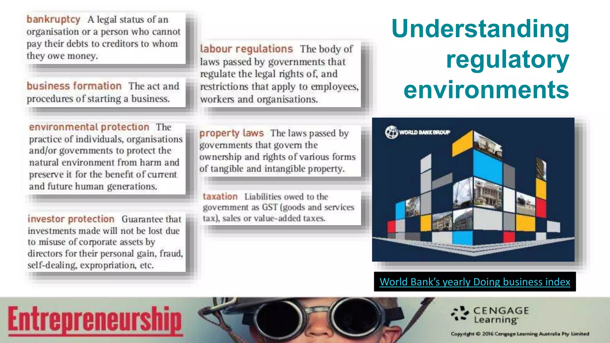 Legal and regulatory challenges for entrepreneurial ventures | PPTX