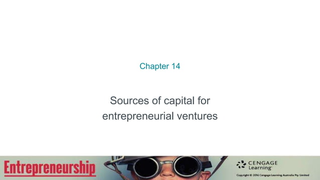 Sources of capital for entrepreneurial ventures | PPTX | Venture ...
