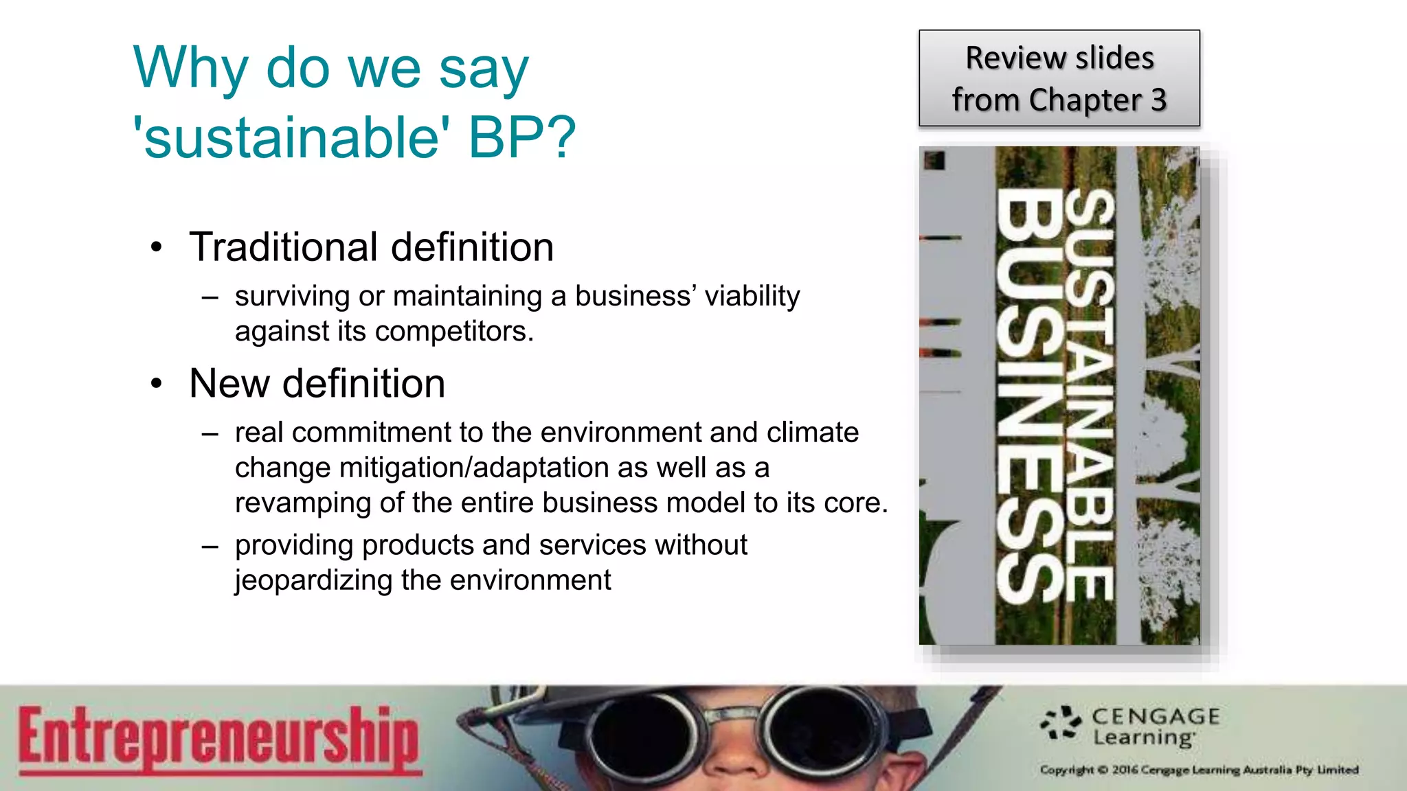 Developing a sustainable business plan | PPTX