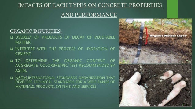 Deleterious materials in aggregates