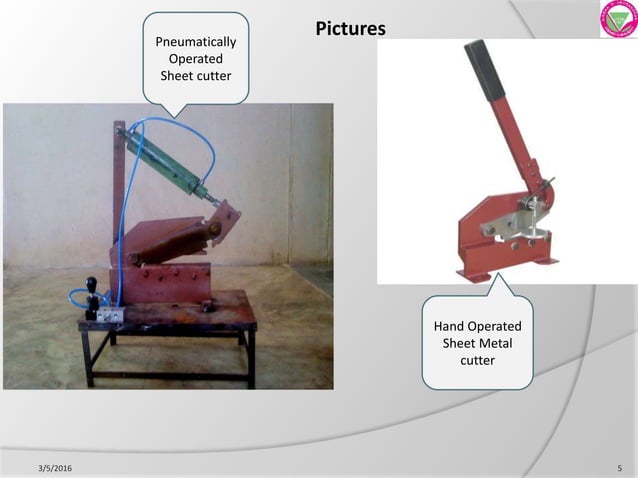 Pneumatic Sheet cutter ppt for engg. students | PPTX