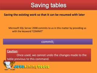 MS Sql Server: Deleting A Database | PPTX | Databases | Computer ...