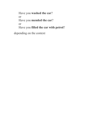 Delexical verbs like have, take, make and give | DOC