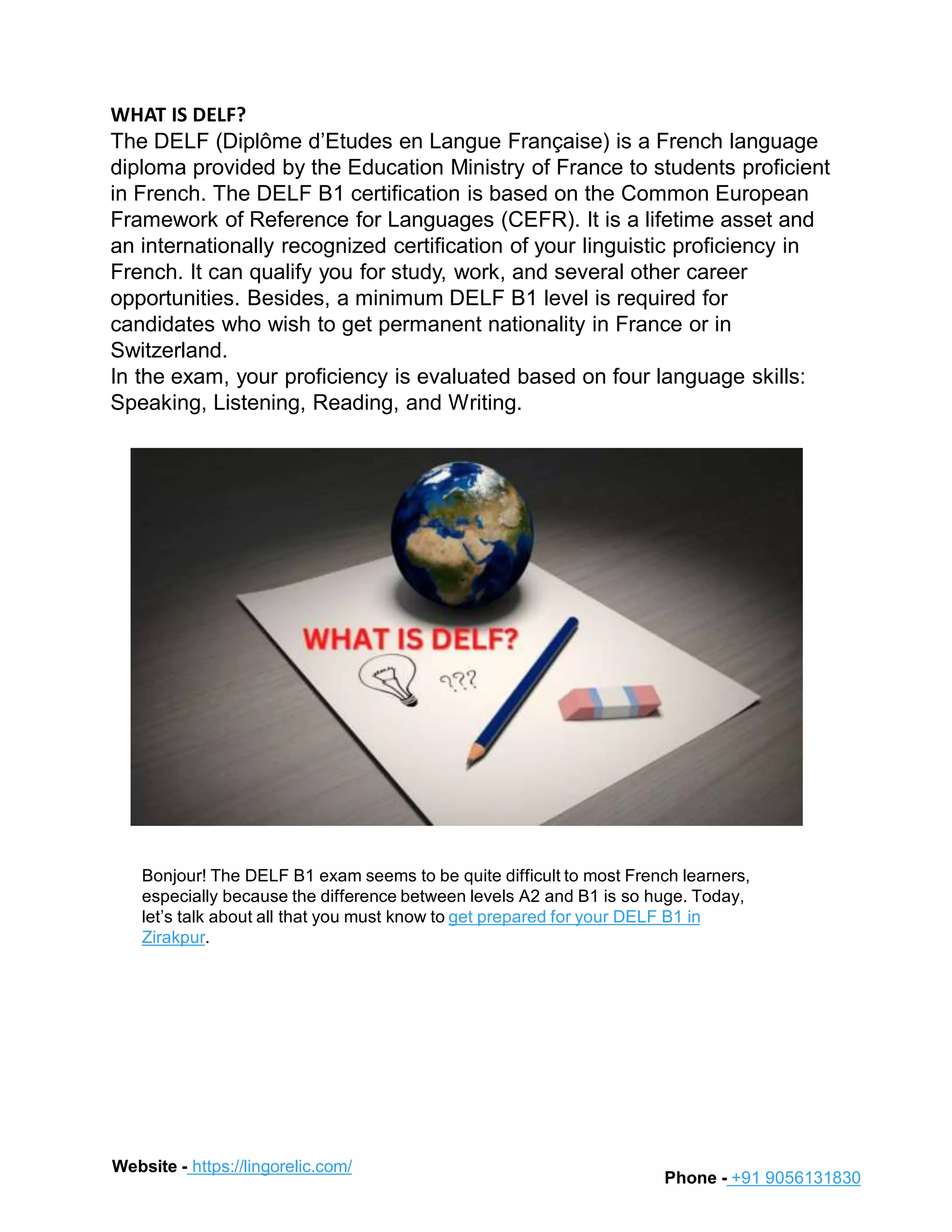 DELF B1 Exam Preparation Strategies.pdf