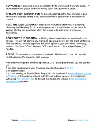 DELF B1 Exam Preparation Strategies.pdf