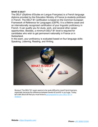 DELF B1 Exam Preparation Strategies.pdf