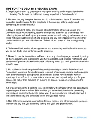 DELF B1 Exam Preparation Strategies.pdf