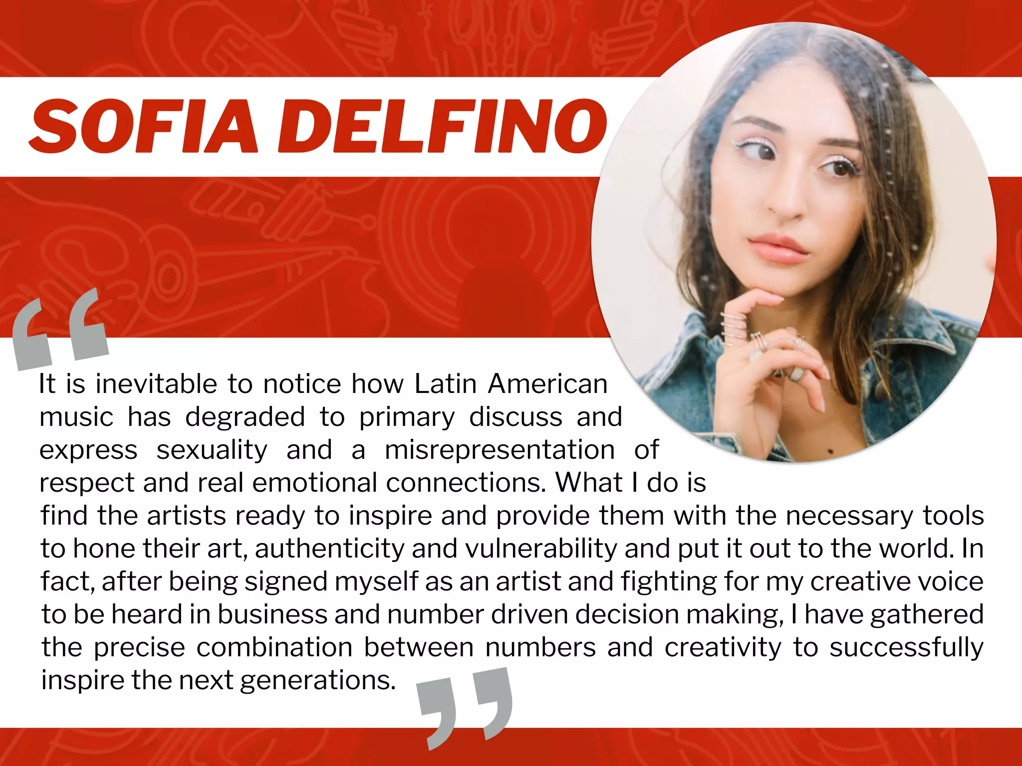 Sofia Delfino Personal Brand Canvas | PPT