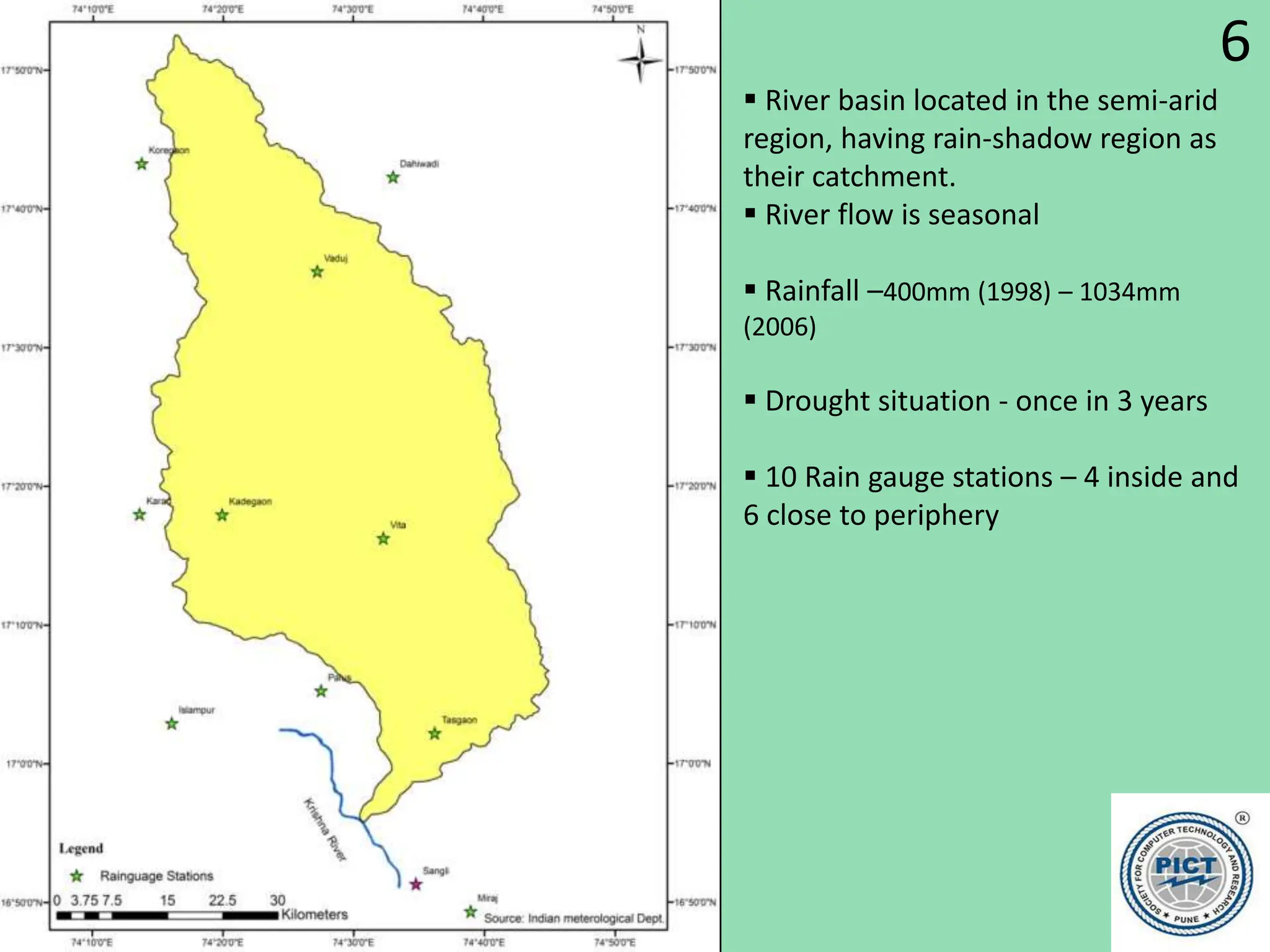 Rainfall Trend analysis for semi arid region | PPTX