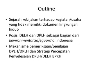 DELH DPLH sebagai instrumen PPLH | PPTX