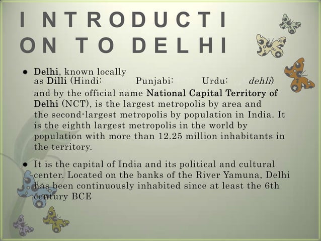 Delhi | PPT