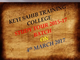 Delhi-Manali study tour | PPTX