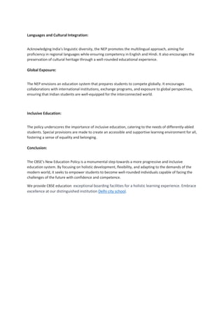 CBSE New Education System | PDF