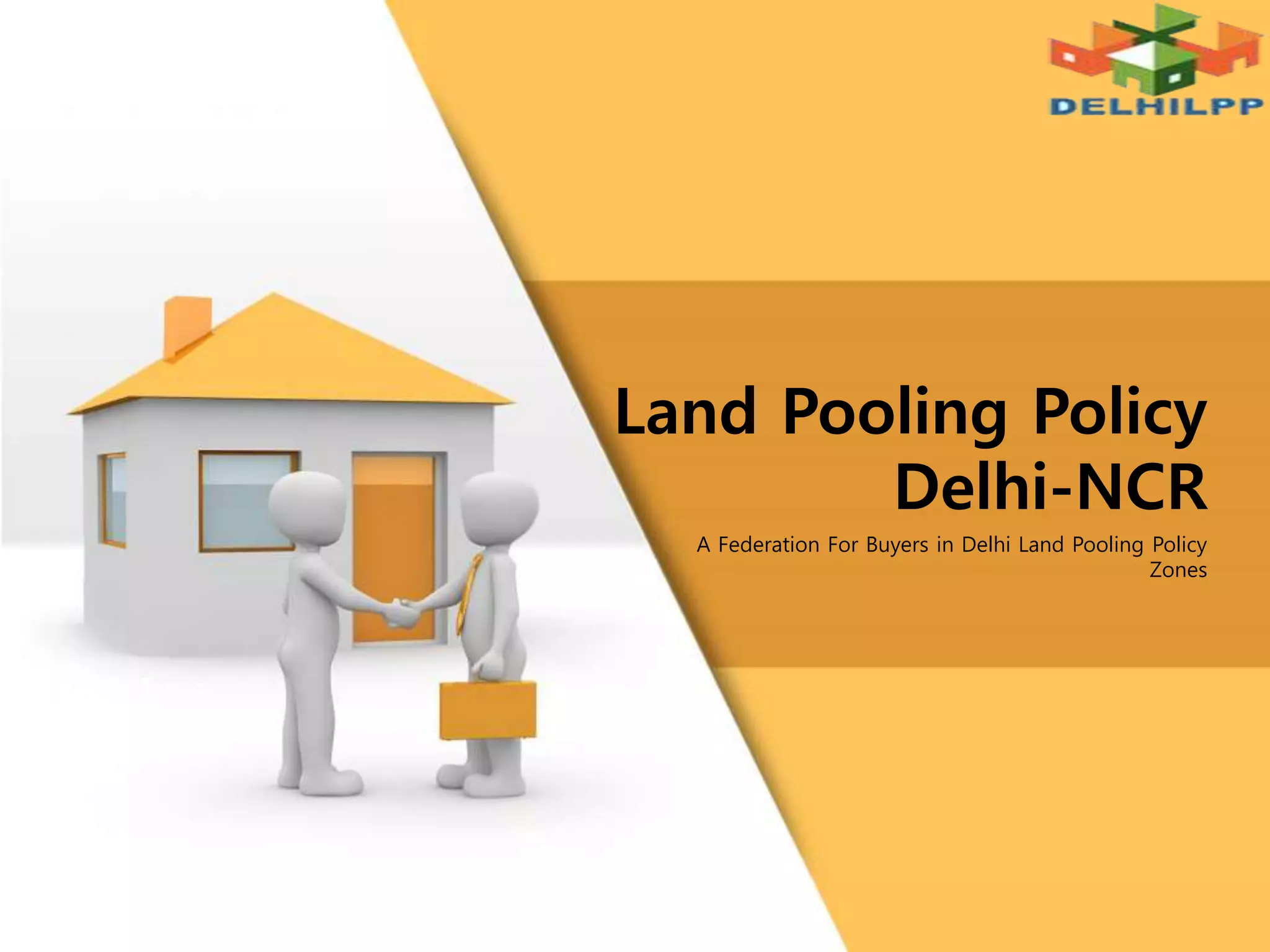 Delhi land pooling policy | PPTX