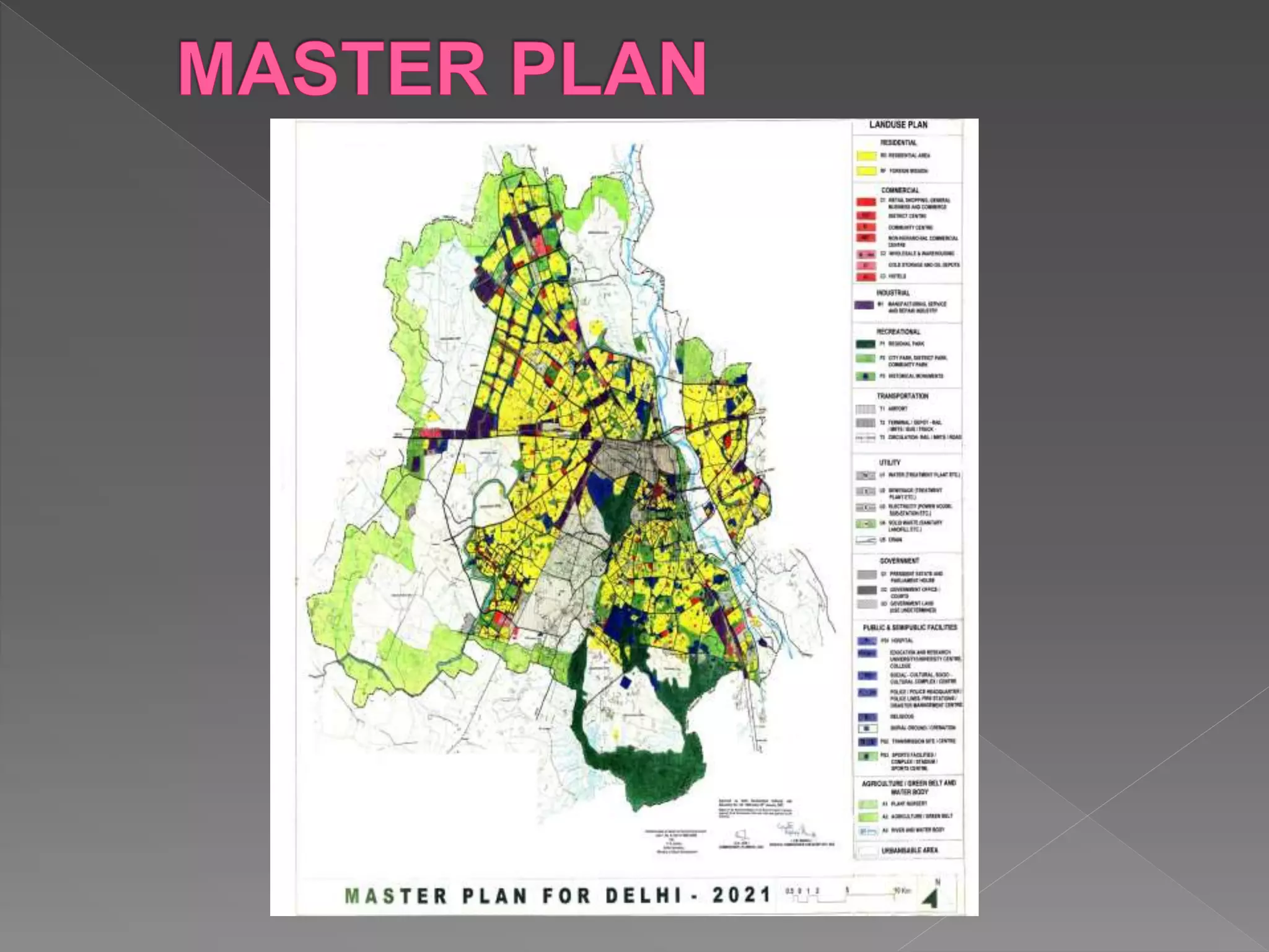 Delhi master plan | PPTX