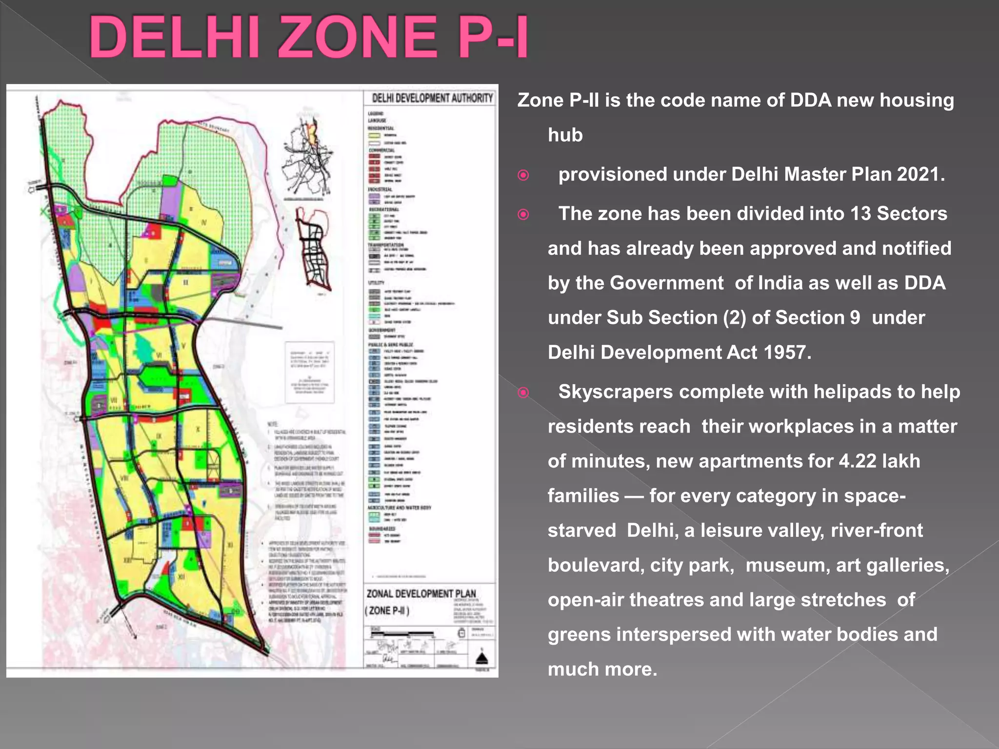Delhi master plan | PPTX