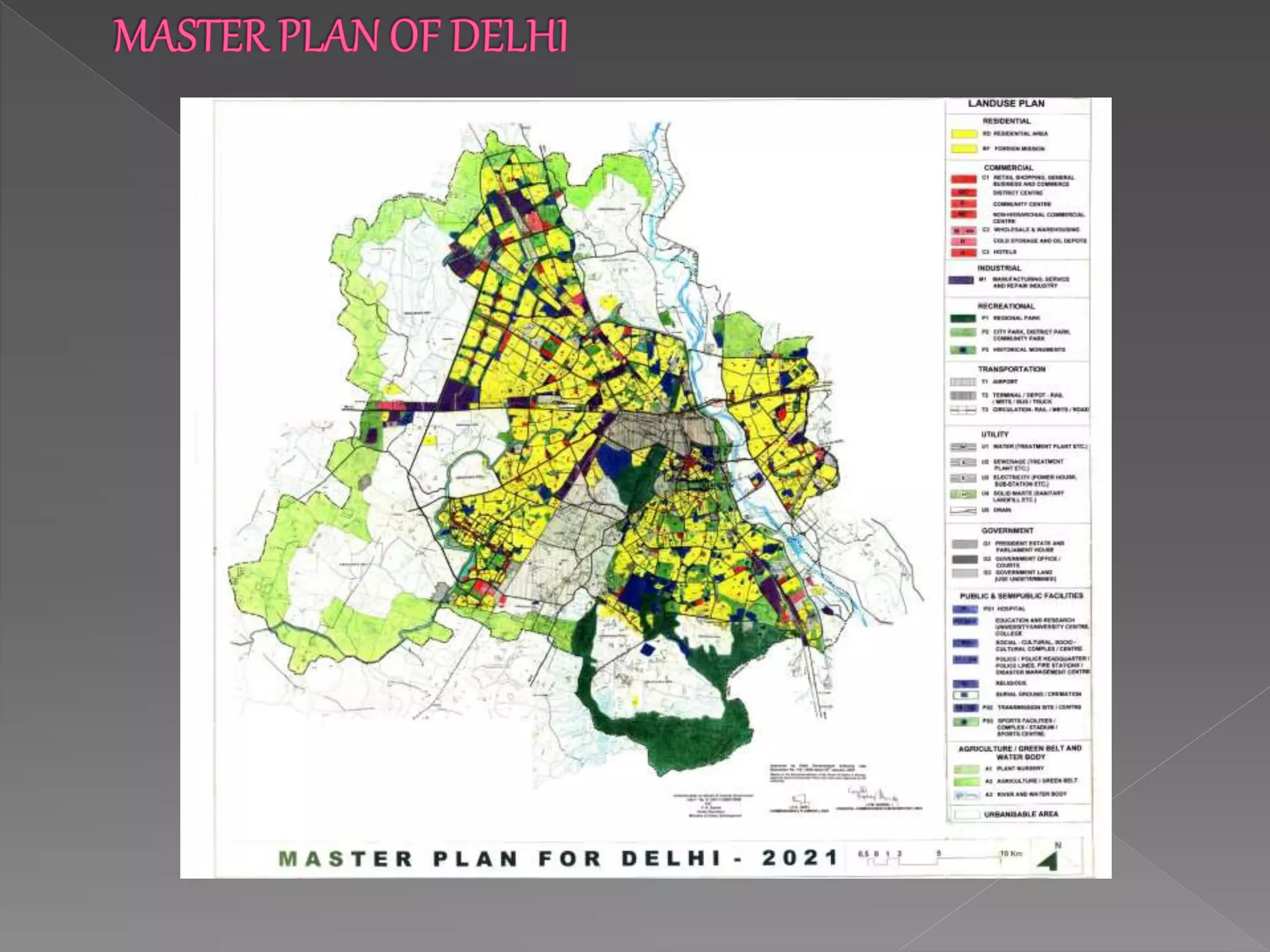 Delhi master plan | PPTX