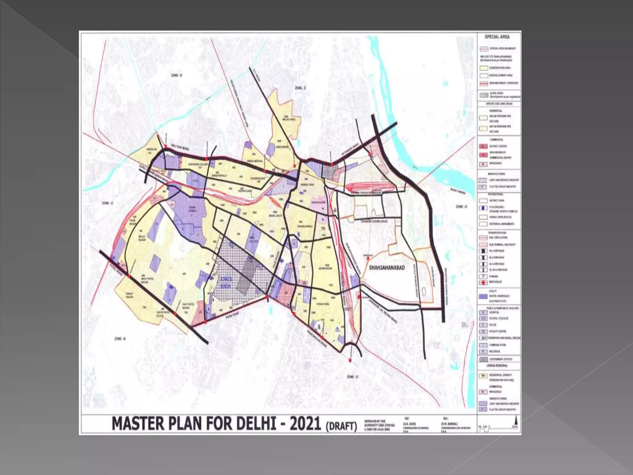 Delhi master plan | PPTX