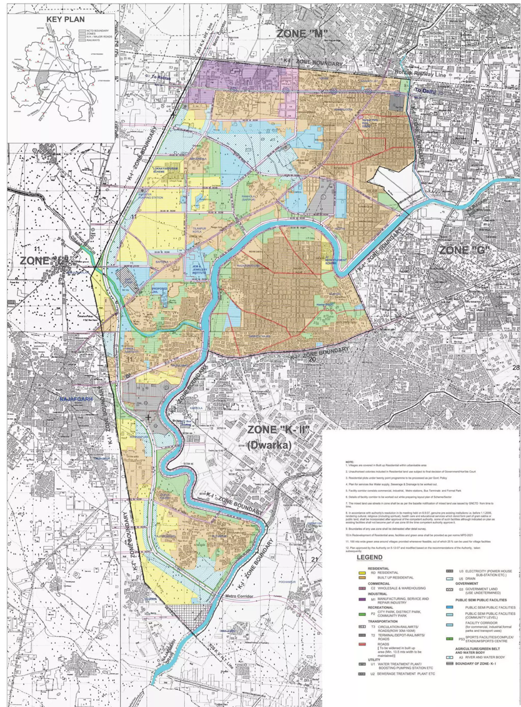 Delhi Master Plans and Zonal Maps | PDF