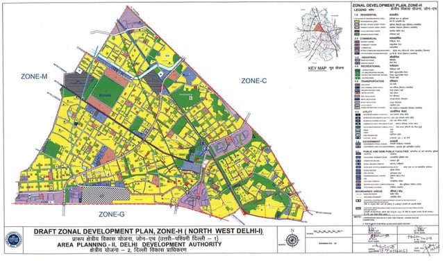 Delhi Master Plans and Zonal Maps | PDF