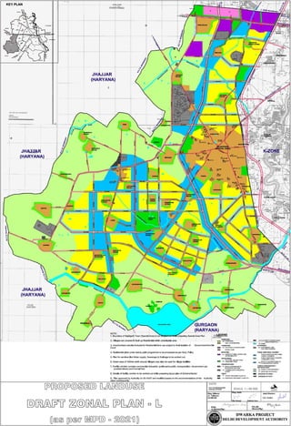 Delhi Master Plans and Zonal Maps | PDF