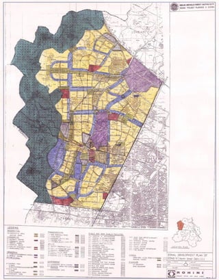 Delhi Master Plans and Zonal Maps | PDF
