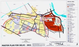 Delhi Master Plans and Zonal Maps | PDF