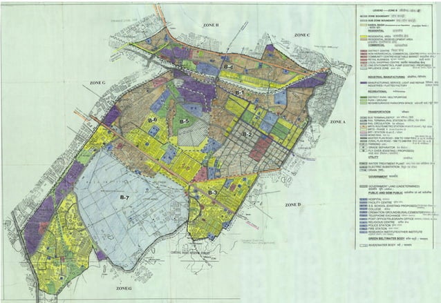 Delhi Master Plans and Zonal Maps | PDF