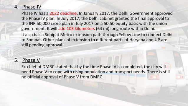 Delhi Metro: A comprehensive analysis | PPTX