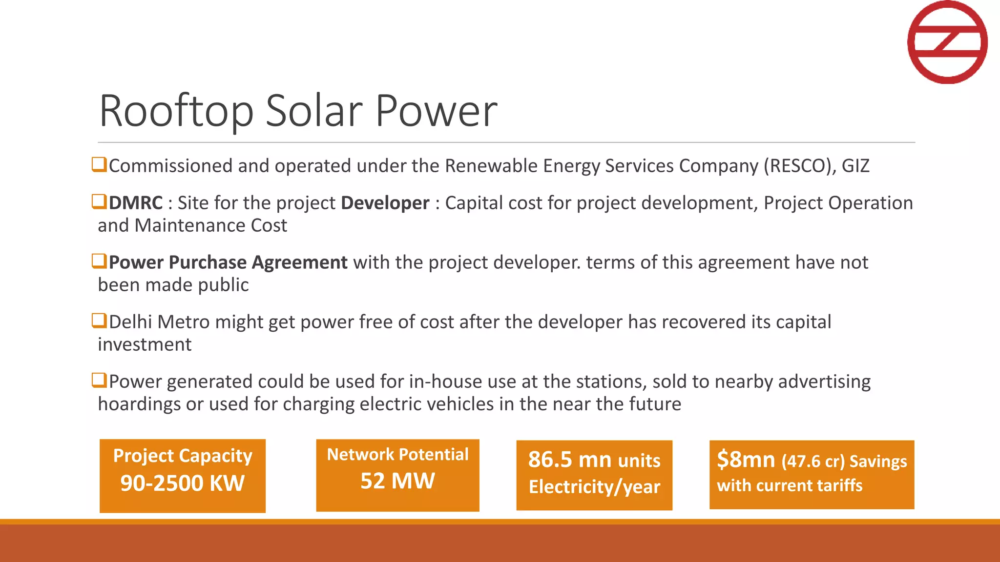 Infrastructure Management - DMRC Study | PPTX