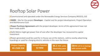 Infrastructure Management - DMRC Study | PPTX