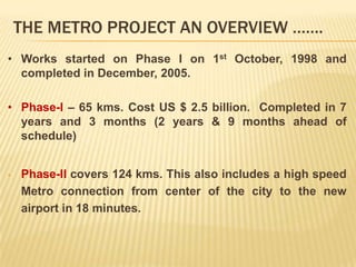 Delhi Metro Rail | PPTX