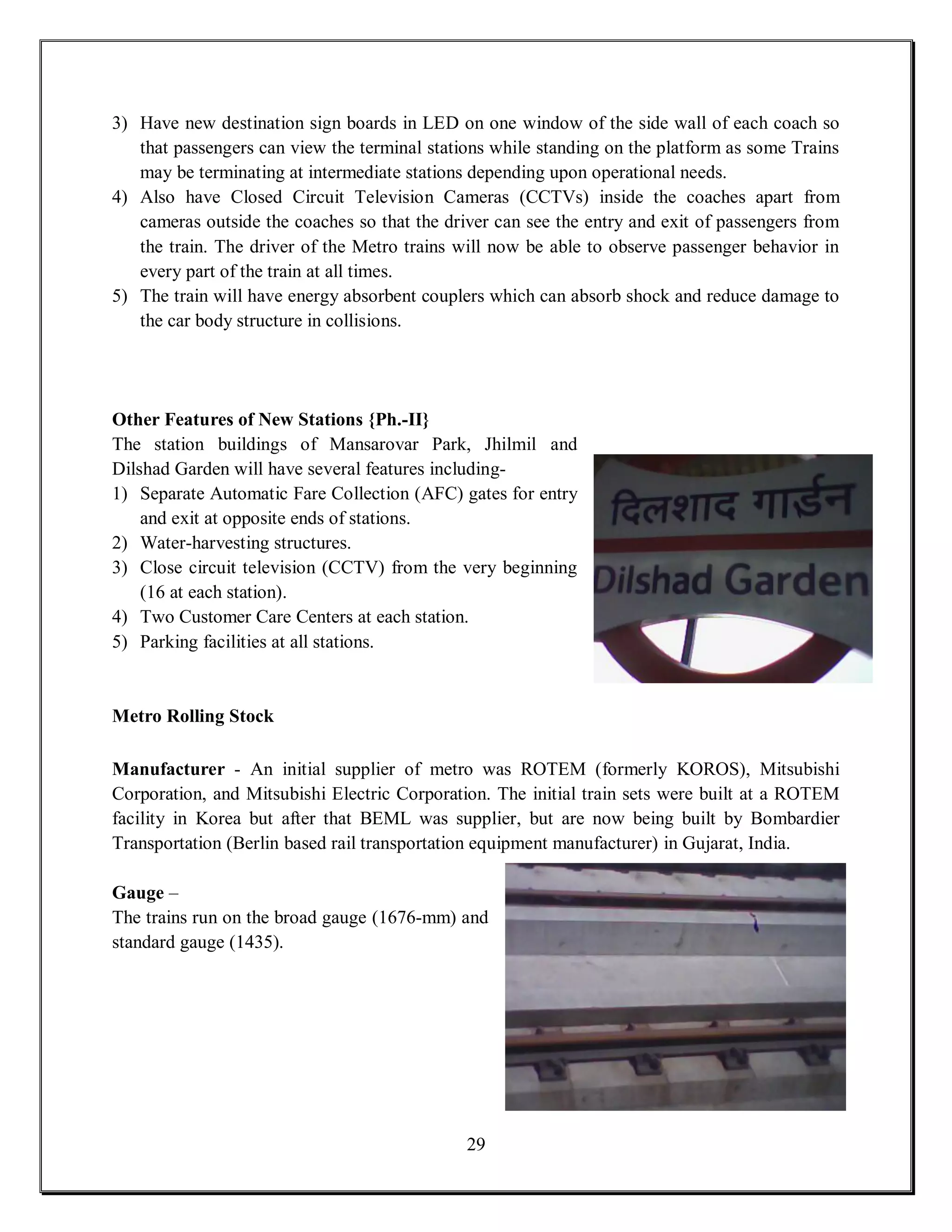 Delhi metro rail corporation project | PDF