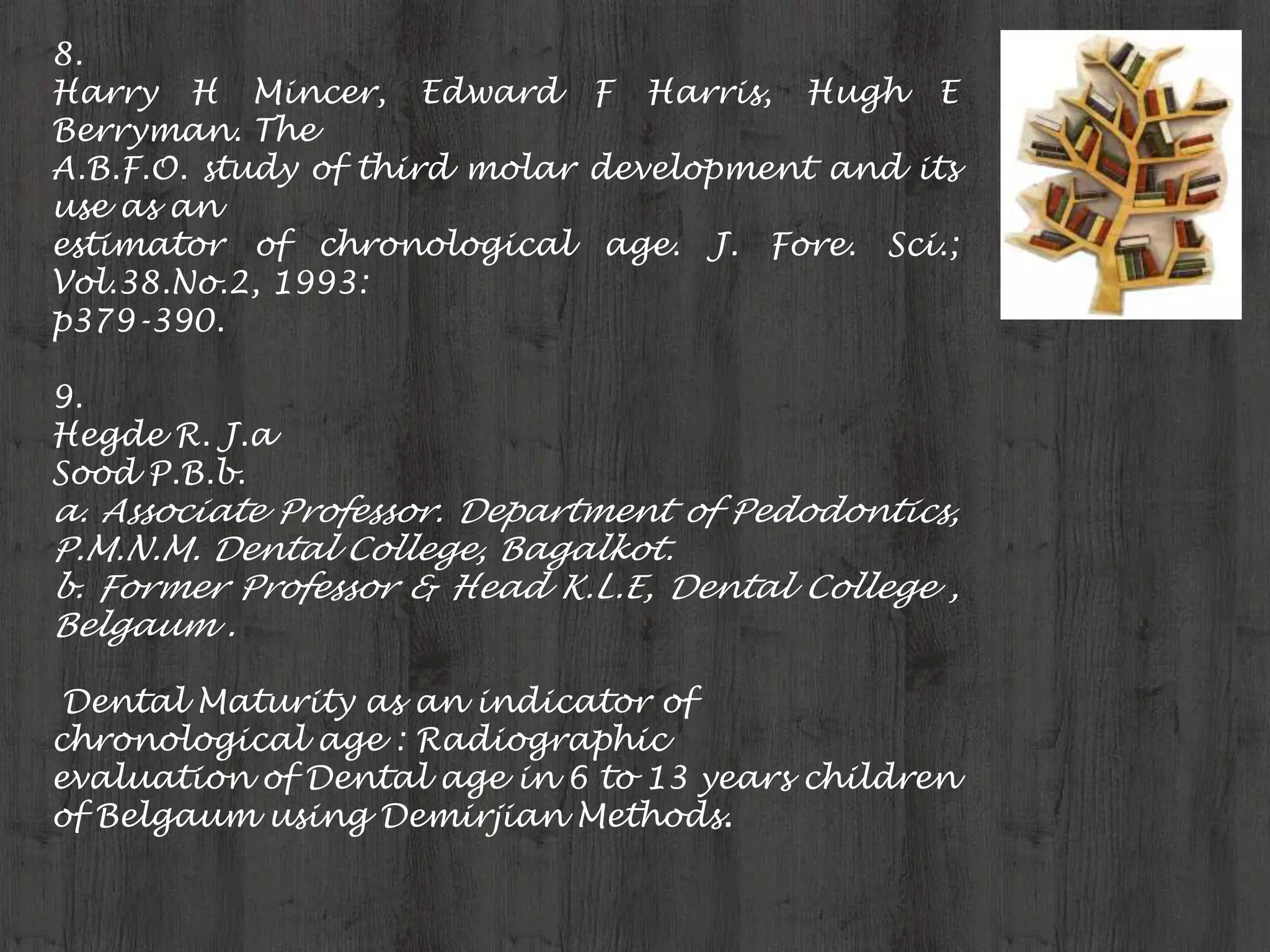 Role of growth spurts in tooth development - oral medicine and ...