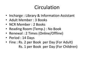 Delhi Public Library, Ministry of Culture, Government of India | PPTX