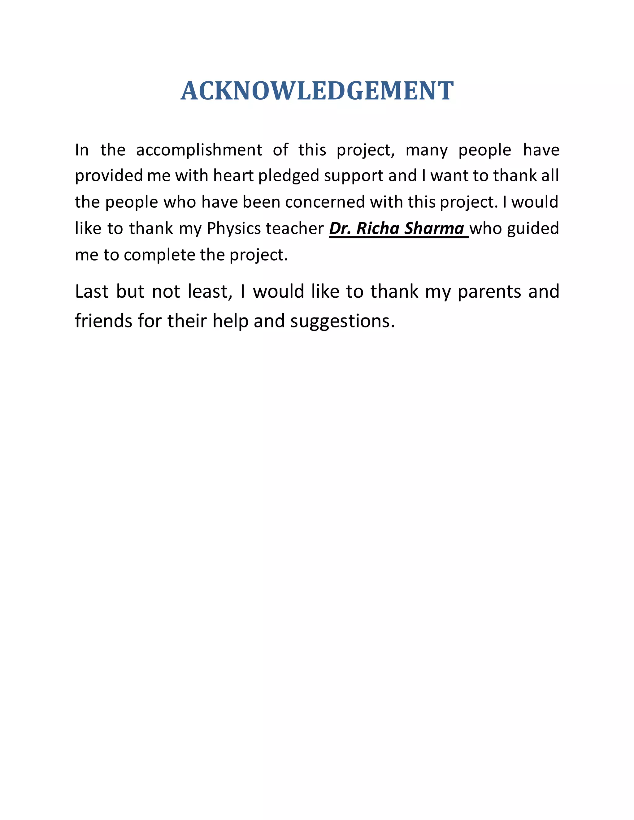 Physics Project Class 11 Docx