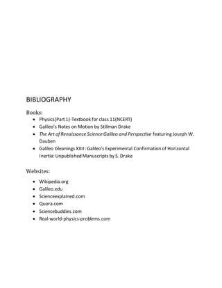 Physics Project Class 11 | DOCX