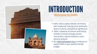 Delhi Sightseeing Tour with Tempo Traveller | PDF