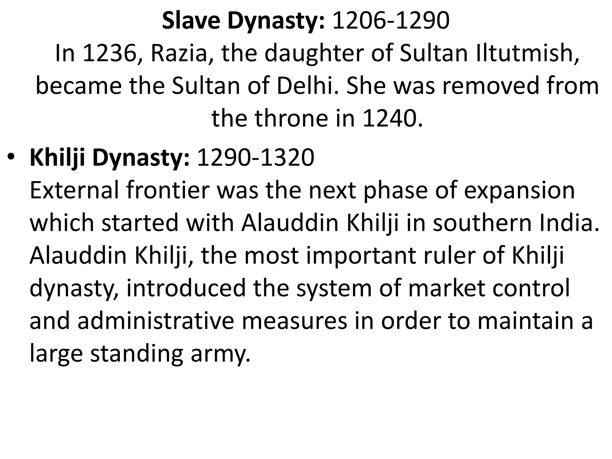 Delhi sultans history class 7 notes | PPTX